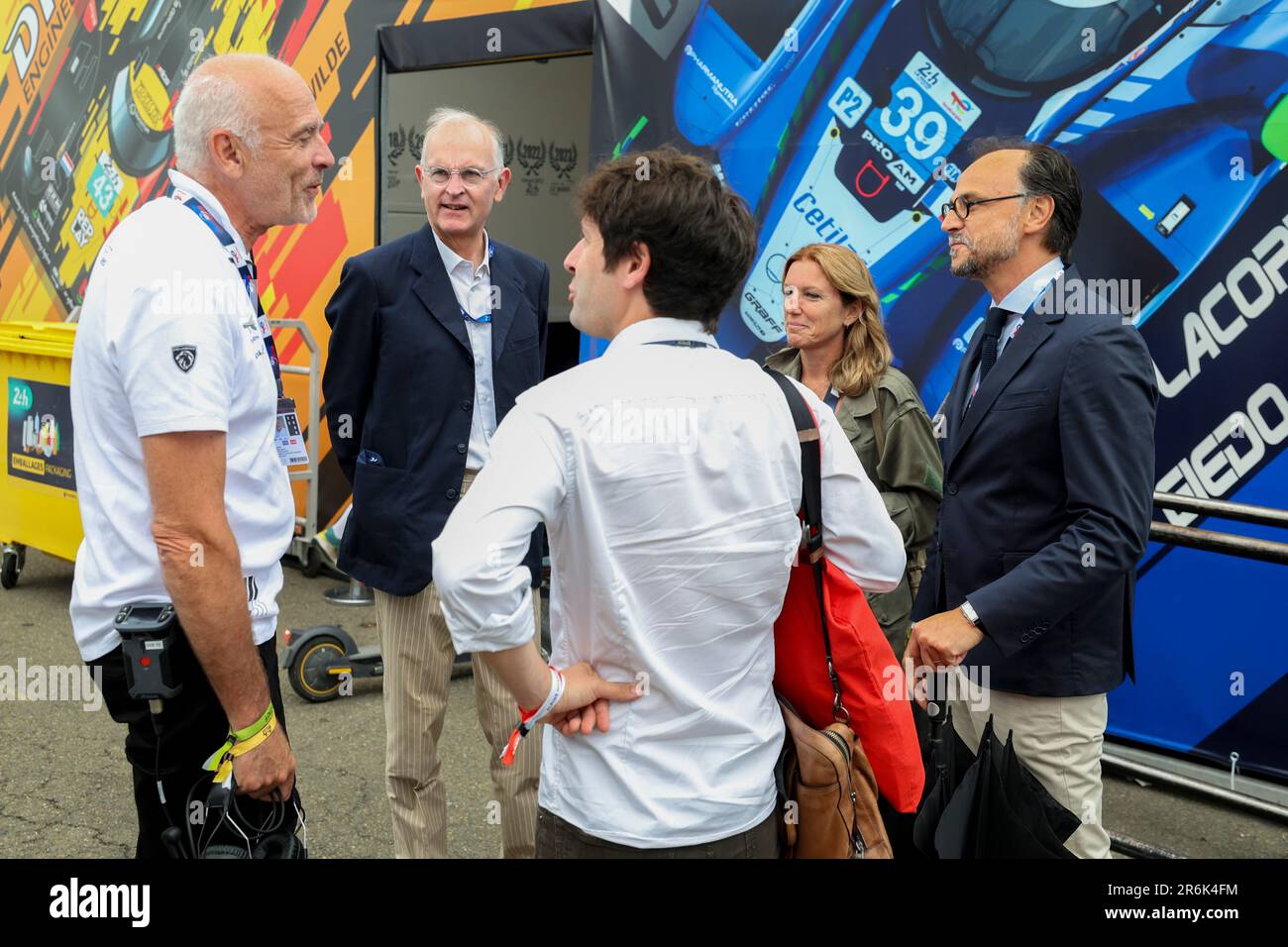 Le Mans, France. 10th June, 2023. Nicolas Deschaux (fra), Pesident of ...