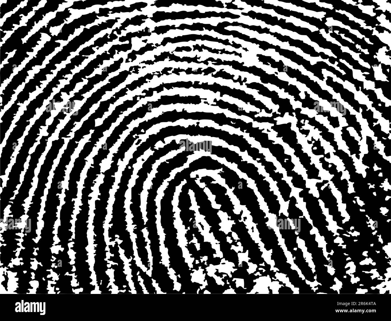 Black and White Vector Fingerprint Crop - Low Poly Count Stock Vector ...