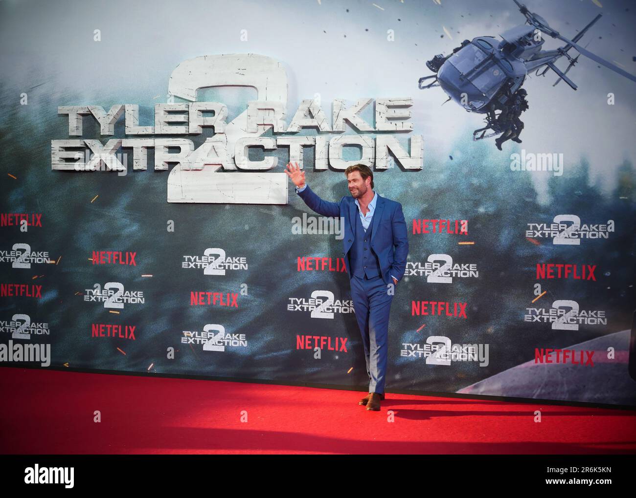 Berlin, Germany. 09th June, 2023. Actor Chris Hemsworth before the ...