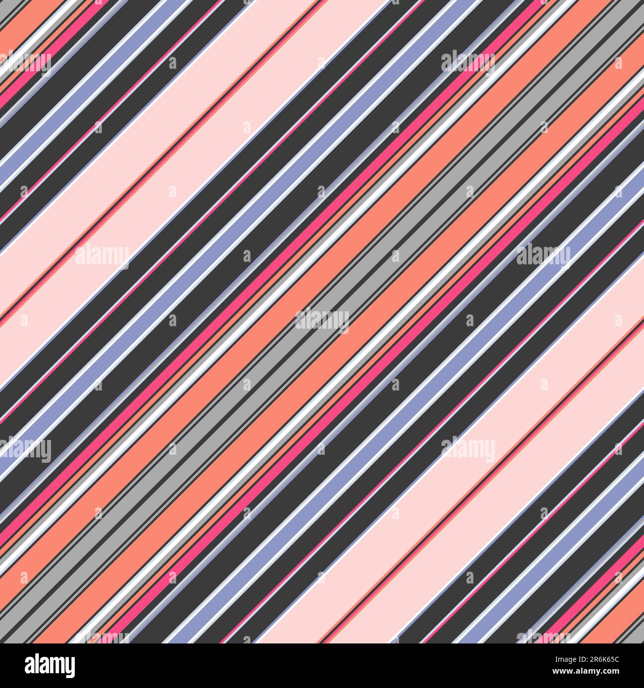 Seamless grey-blue-pink pastel pattern with diagonal stripes (vector ...