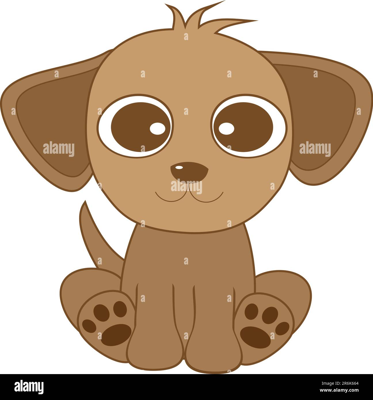 Big And Small Dog Cartoon