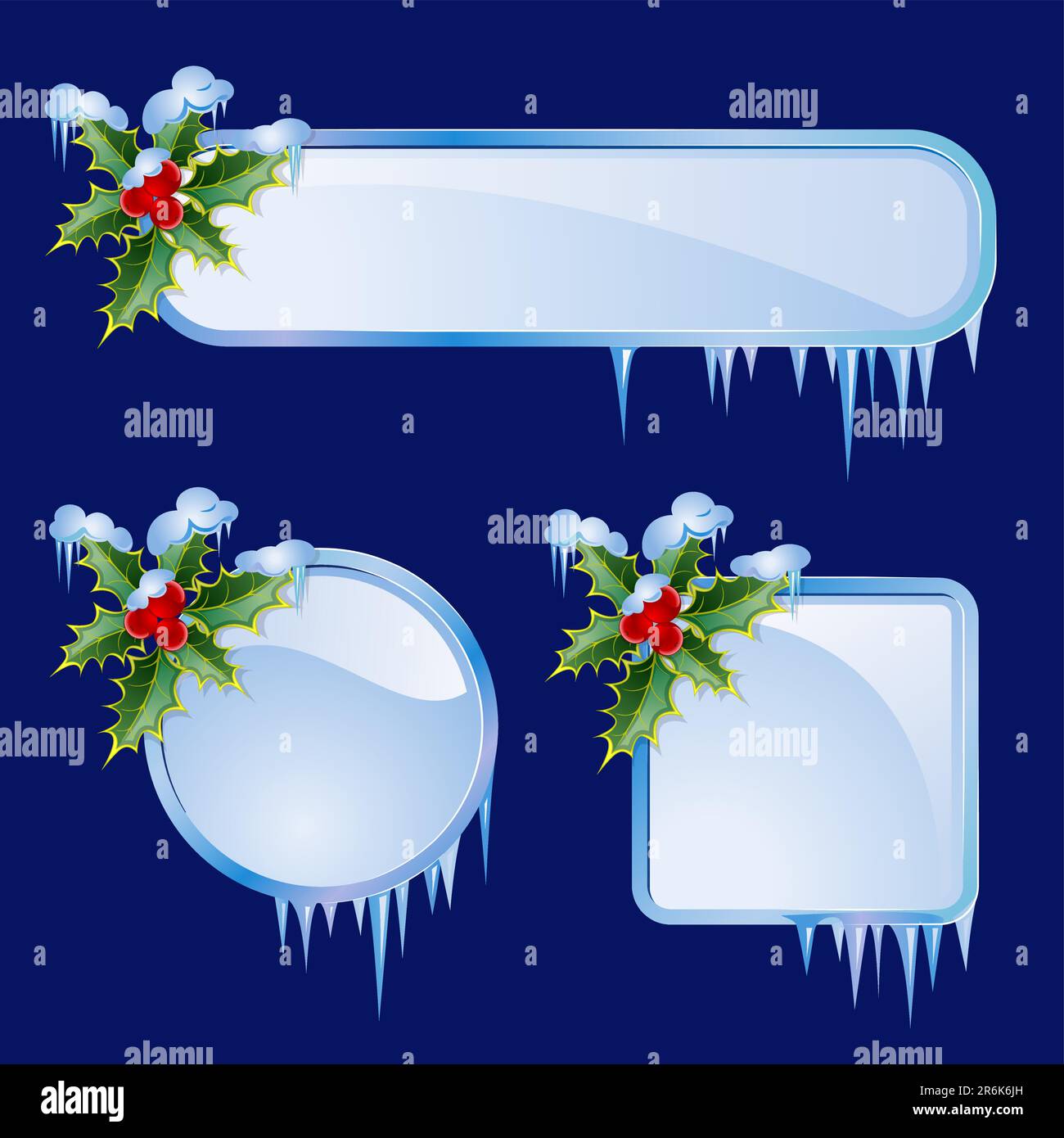 Ice frozen water from Stock Vector Images - Alamy