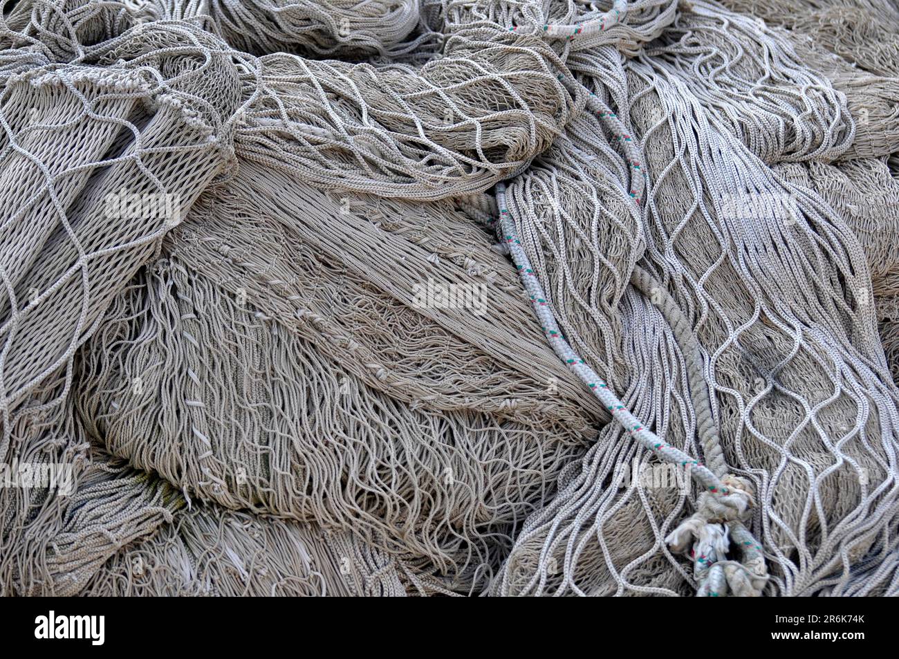 Emilia Romagna, Italian Adriatic Sea, Cervia at the harbour, rope ...