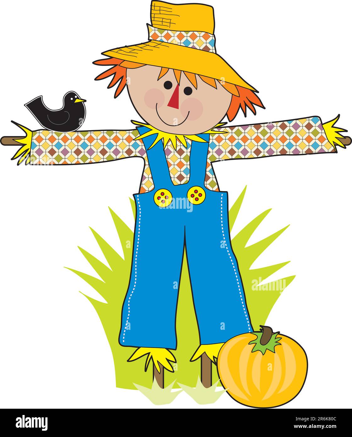 Scarecrow bird Stock Vector Images - Alamy