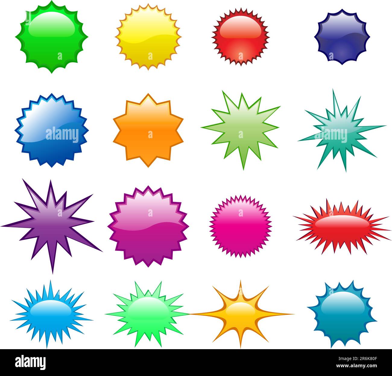 Starburst set Stock Vector Images - Alamy