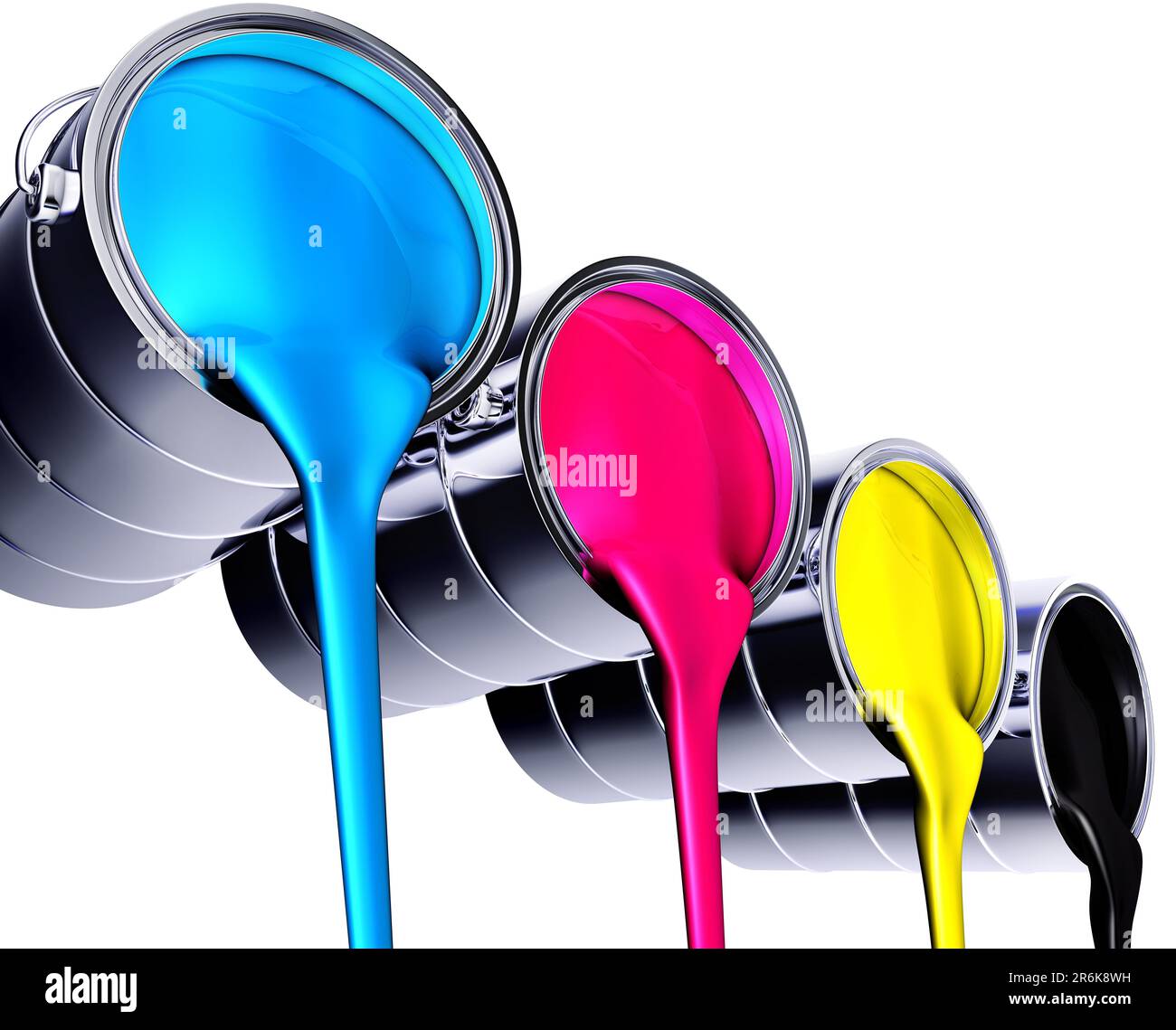 high resolution rendering of a color concept Stock Photo - Alamy