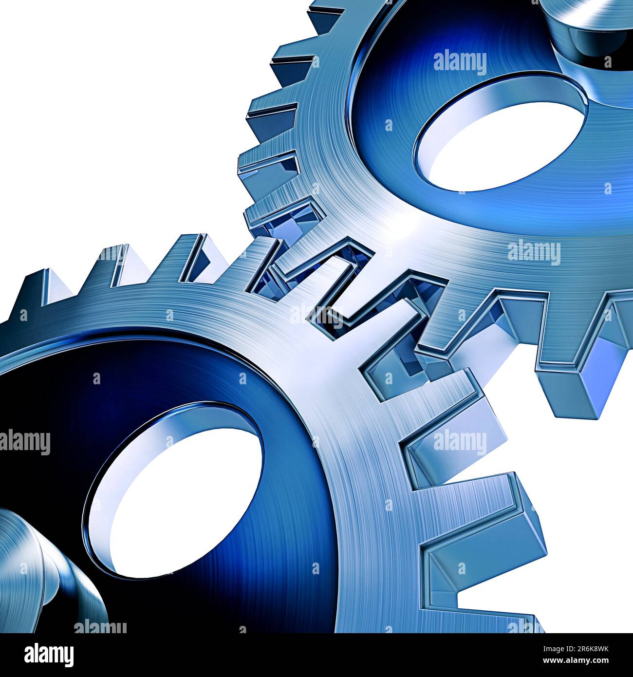 high resolution 3D rendering of a gears concept Stock Photo - Alamy
