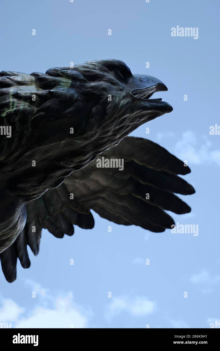 Eagle sculpture which is part of the Andreas Hofer monument in ...