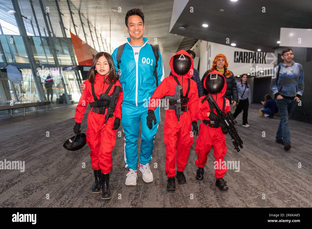 A squid games family take their player to his fate during the ...