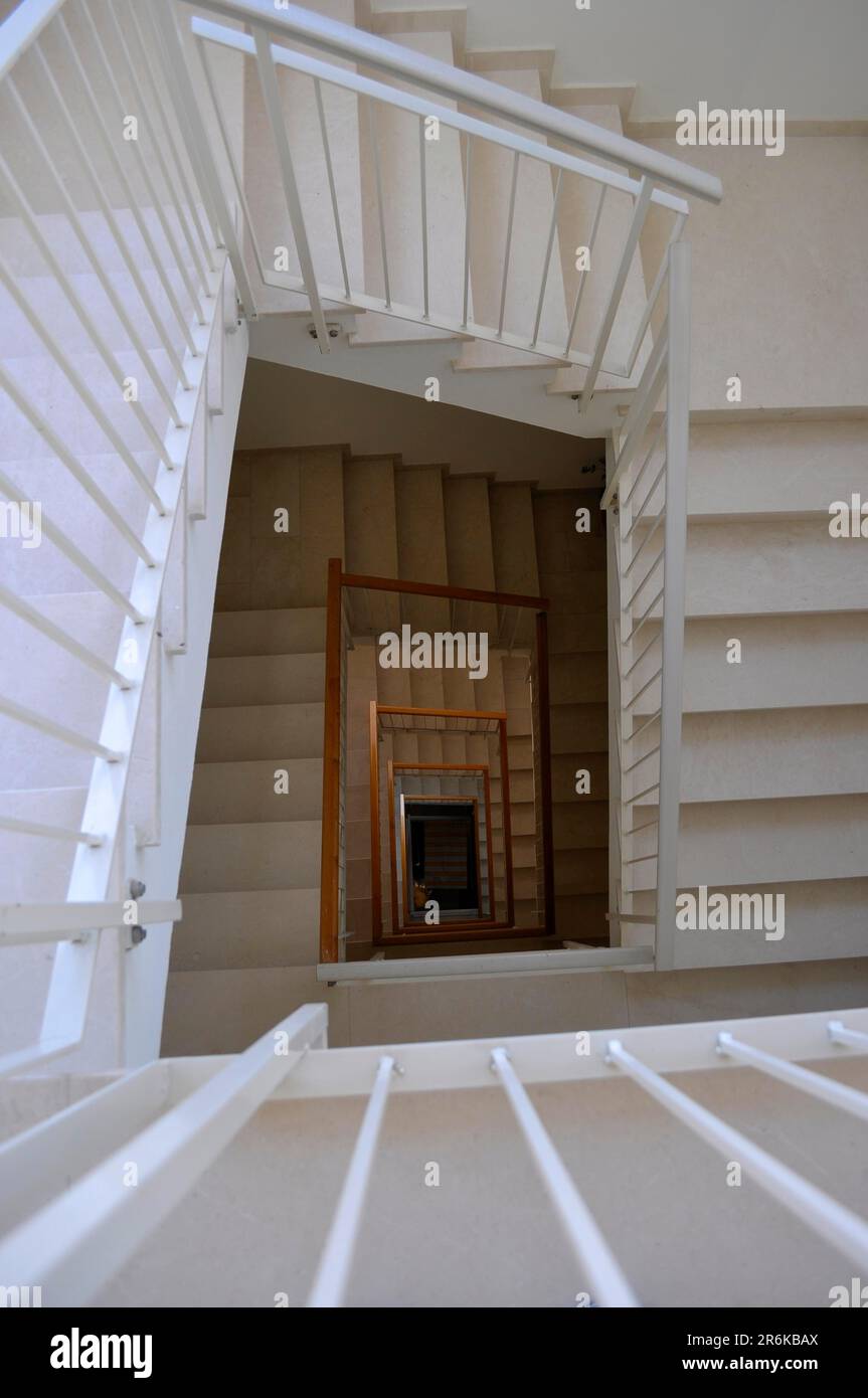 Staircase banister hi-res stock photography and images - Alamy