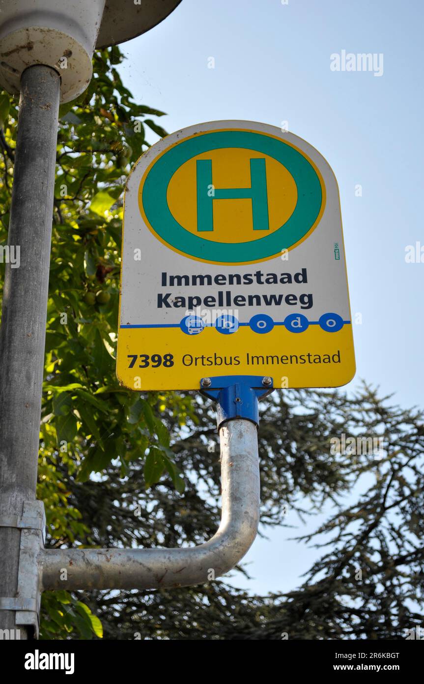 German sign bus stop hi-res stock photography and images - Alamy