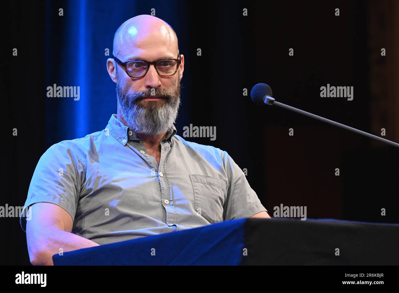Cologne, Germany. 09th June, 2023. Actor Andreas Grötzinger sits on the ...