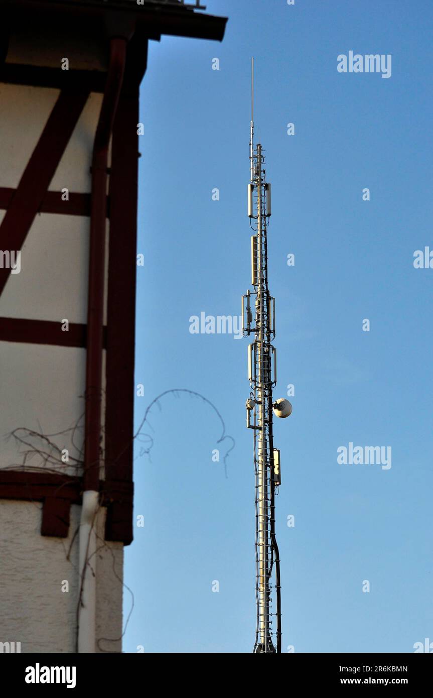 On Lake Constance, Immenstaad, electrosmog, high-frequency antenna ...