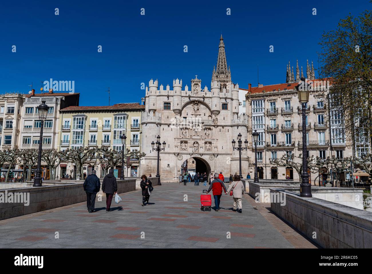Santa Maria Gate, Burgos, UNESCO World Heritage Site, Castile and Leon ...