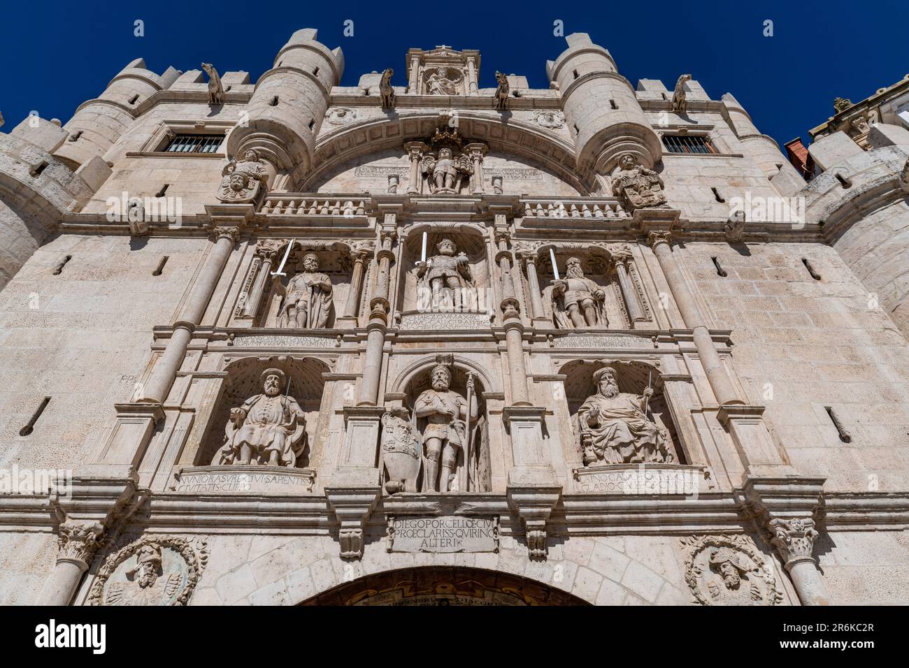 Santa Maria Gate, Burgos, UNESCO World Heritage Site, Castile and Leon ...