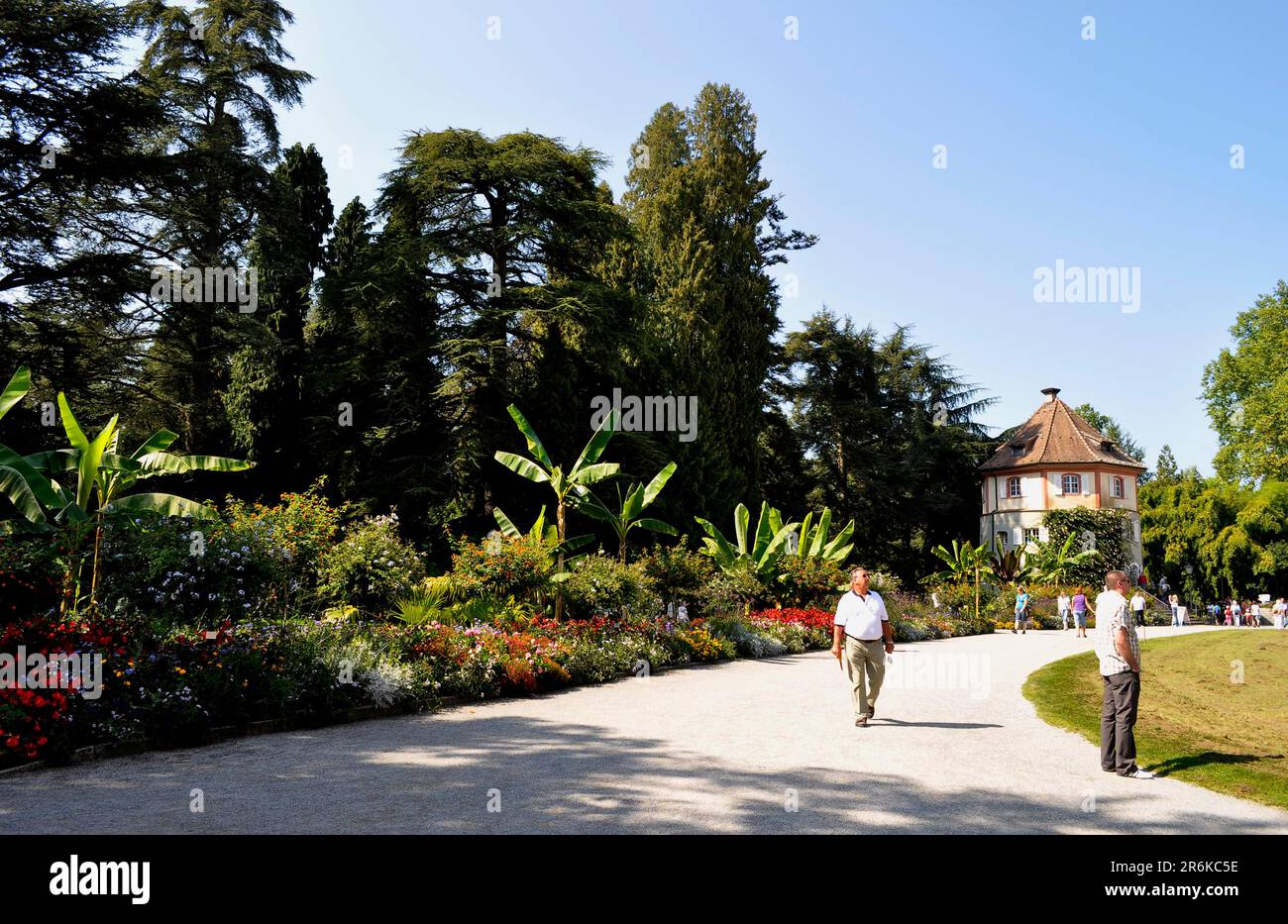 On Lake Constance, Mainau Island, garden facility Stock Photo - Alamy