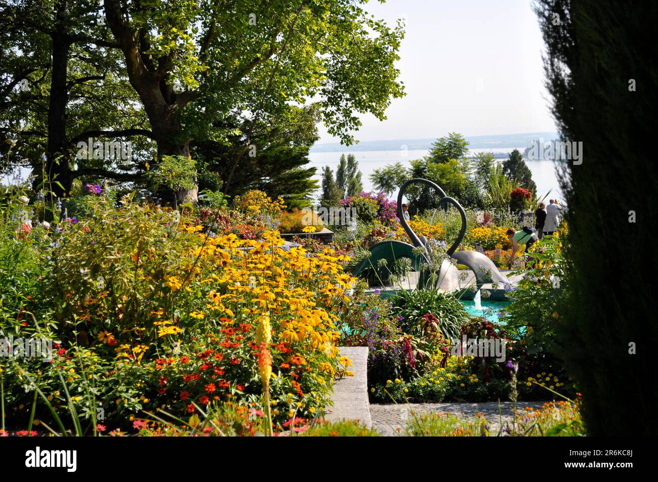 Mainau Island on Lake Constance, perennial flowers Stock Photo - Alamy