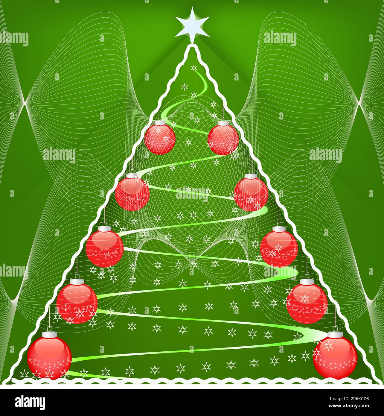 A Christmas Tree vector illustration Stock Vector Image & Art - Alamy