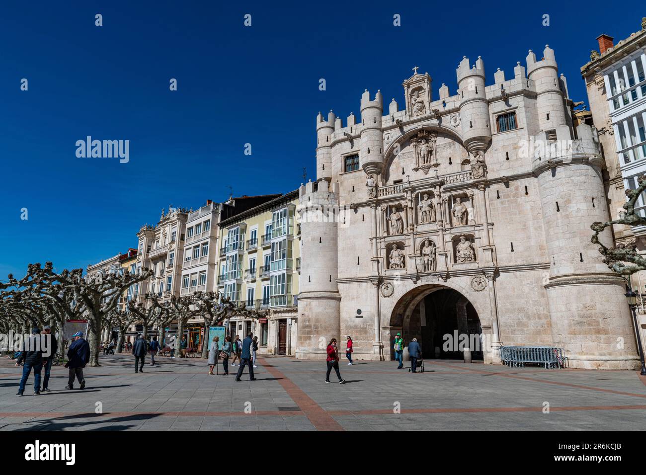 Santa Maria Gate, Burgos, UNESCO World Heritage Site, Castile and Leon ...