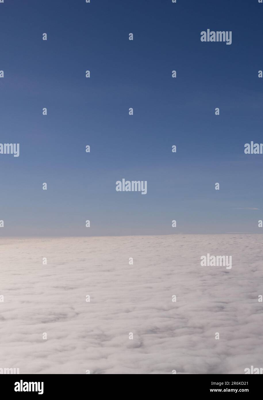 clouds in the sky from a bird's eye view Stock Photo - Alamy