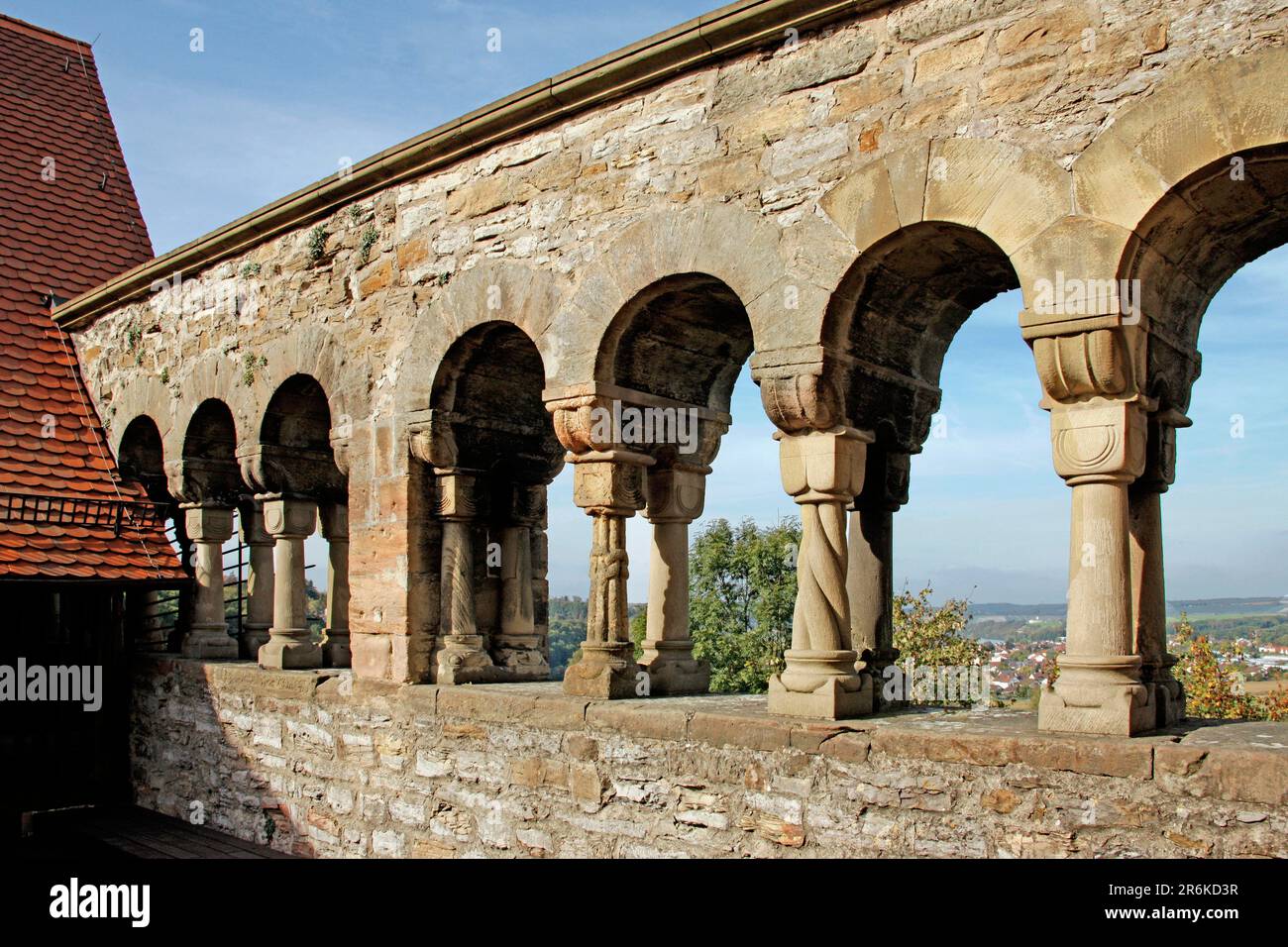 Palas-Arcades, Imperial Palace, Bad Wimpfen, Baden-Wuerttemberg ...