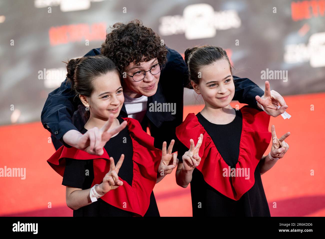 Berlin, Germany. 09th June, 2023. Young actors, Andro Japaridze (M ...