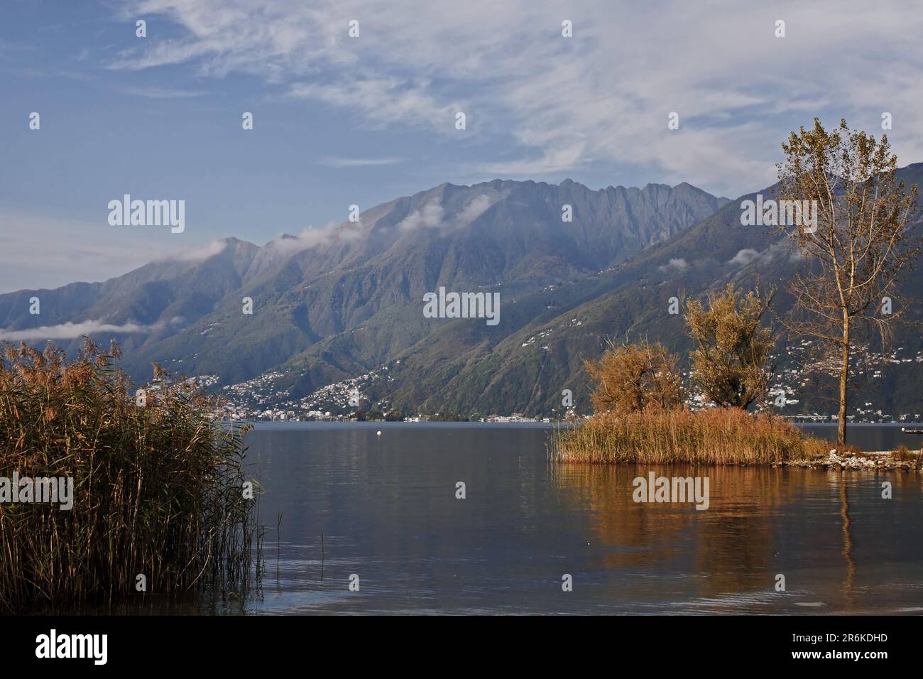 Lake Maggiore, Ascona, District of Locarno, Canton of Ticino, Lake ...