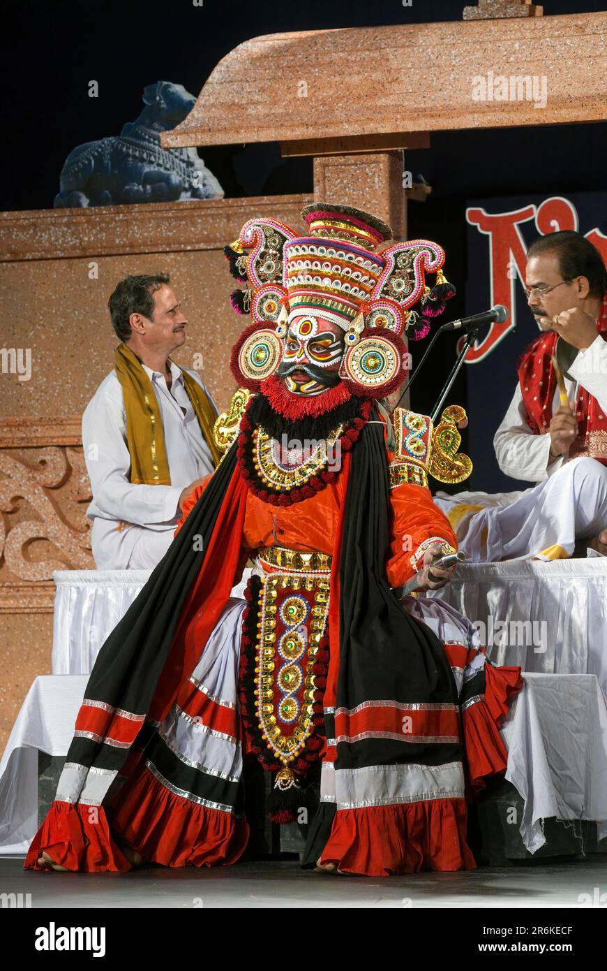 Yakshagana, Mahishamardini epic, traditional folk dance by Sri ...