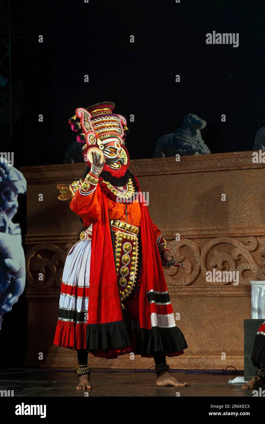 Yakshagana, Mahishamardini epic, traditional folk dance by Sri ...
