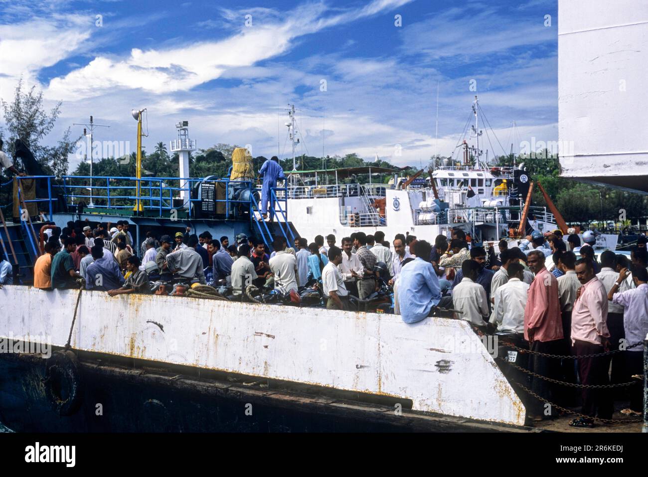 Ship journey, Phoenix Bay Jetty in Port Blair, Andaman, India, Asia ...