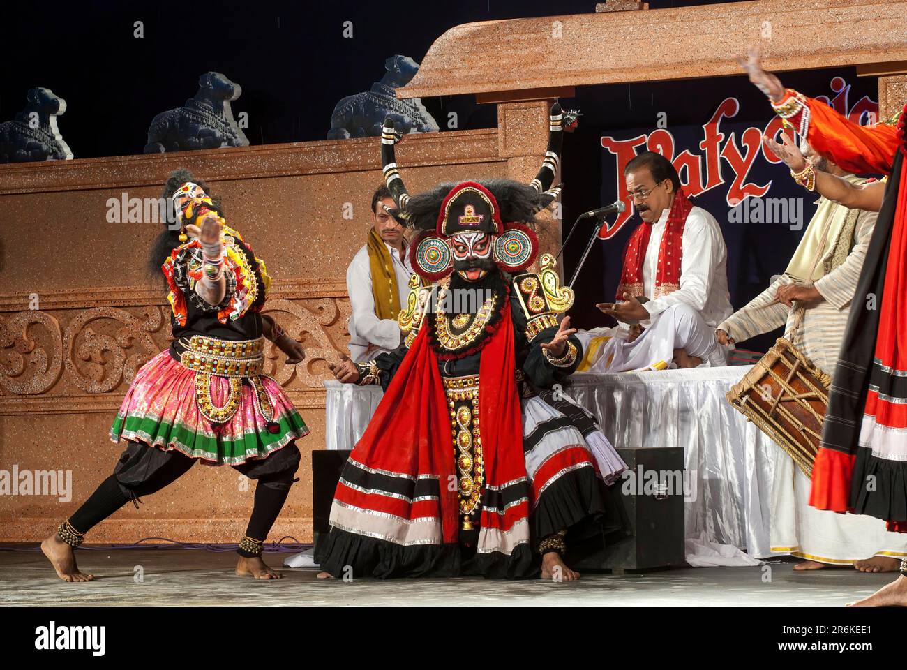 Yakshagana, Mahishamardini epic, traditional folk dance by Sri ...