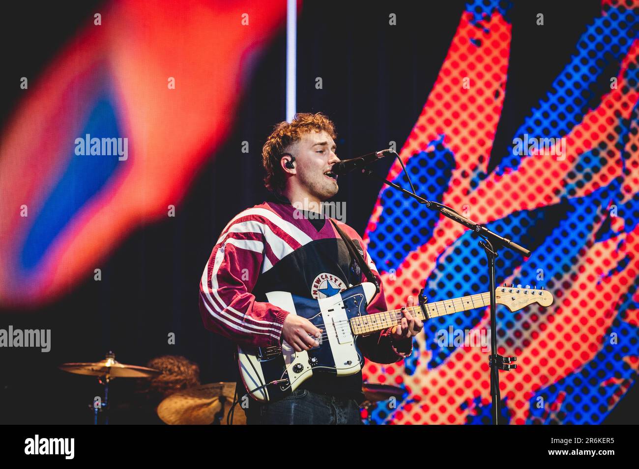 Newcastle upon Tyne, UK. 9th June, 2023. Sam Fender plays the first of ...