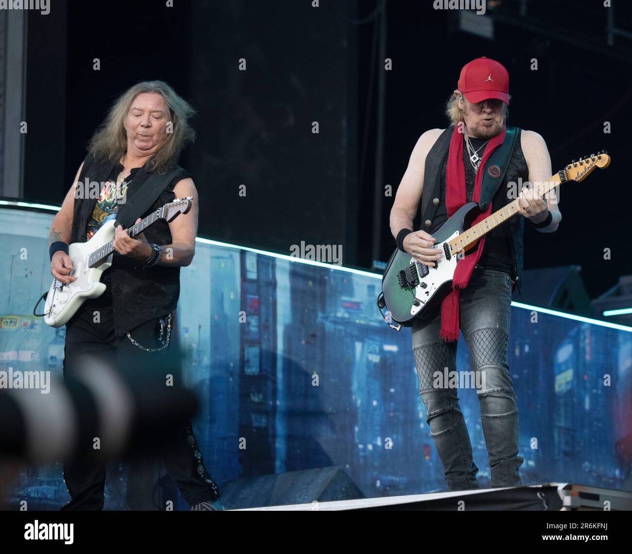 SOLVESBORG 20230609 English heavy metal band Iron Maiden performs at ...