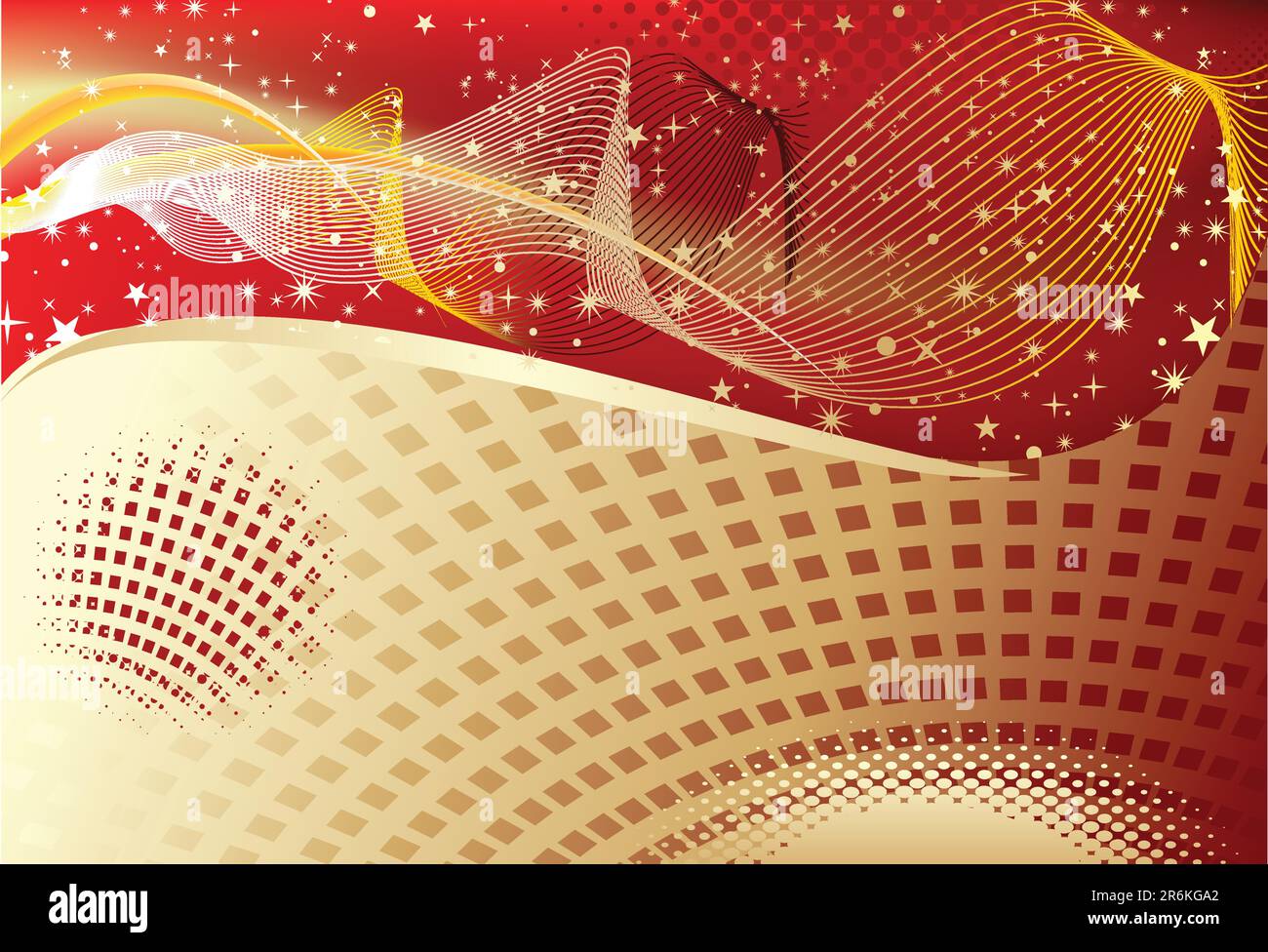 abstract golden wave background with stars vector illustration Stock ... abstract golden wave background with stars vector illustration Stock ...