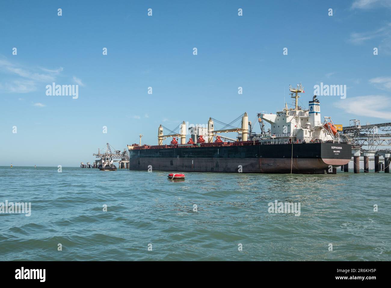 The Sophiana Majuro Bulk Ship at Laayoune Port, Morocco Stock Photo - Alamy