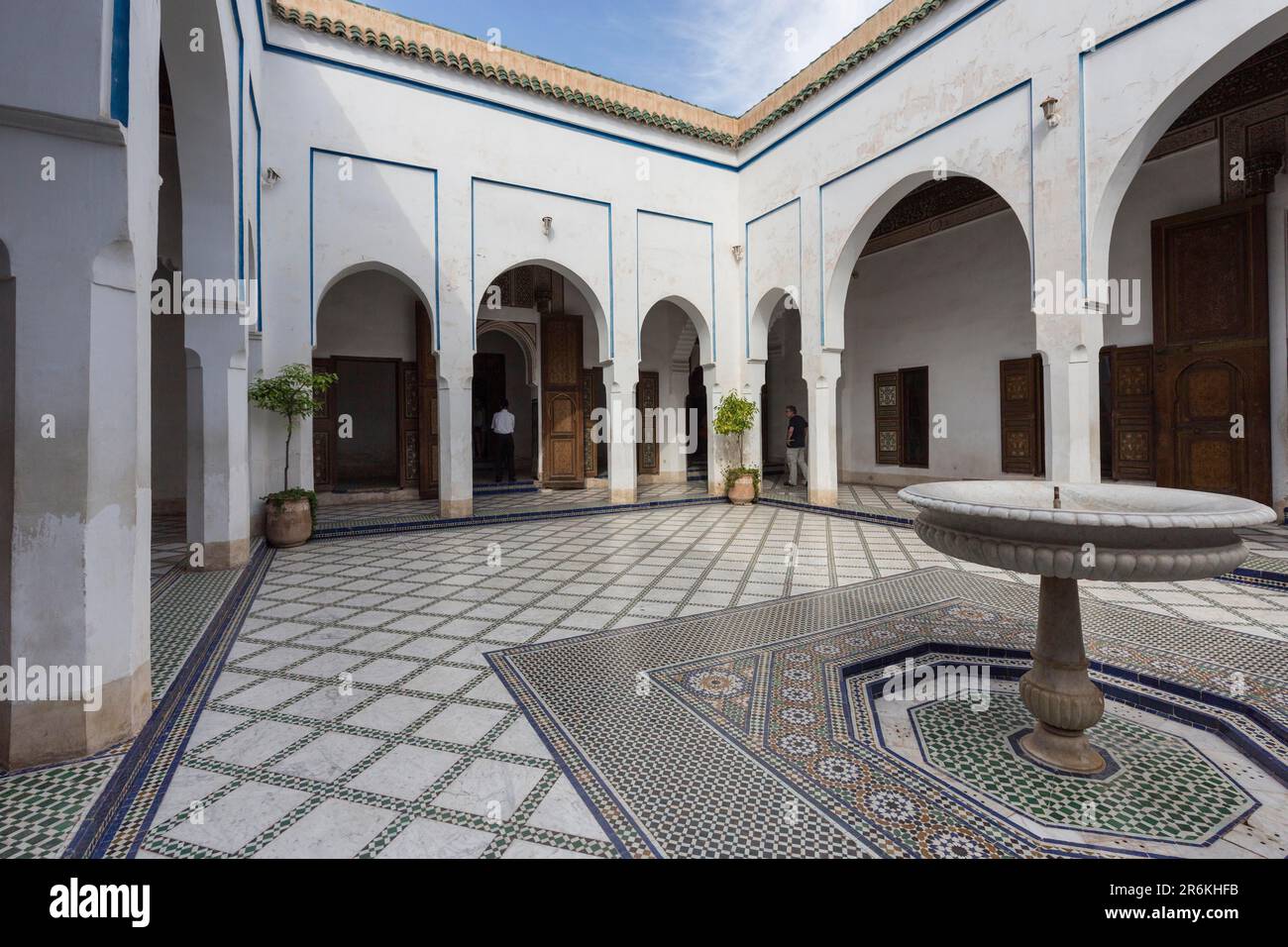 Marrakech Bahia Palace, Morocco Stock Photo - Alamy