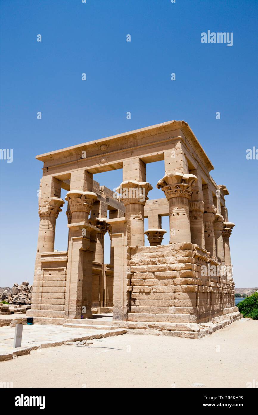 Philae Island, Aswan, Temple of Isis, Temple of Isis, Egypt Stock Photo ...