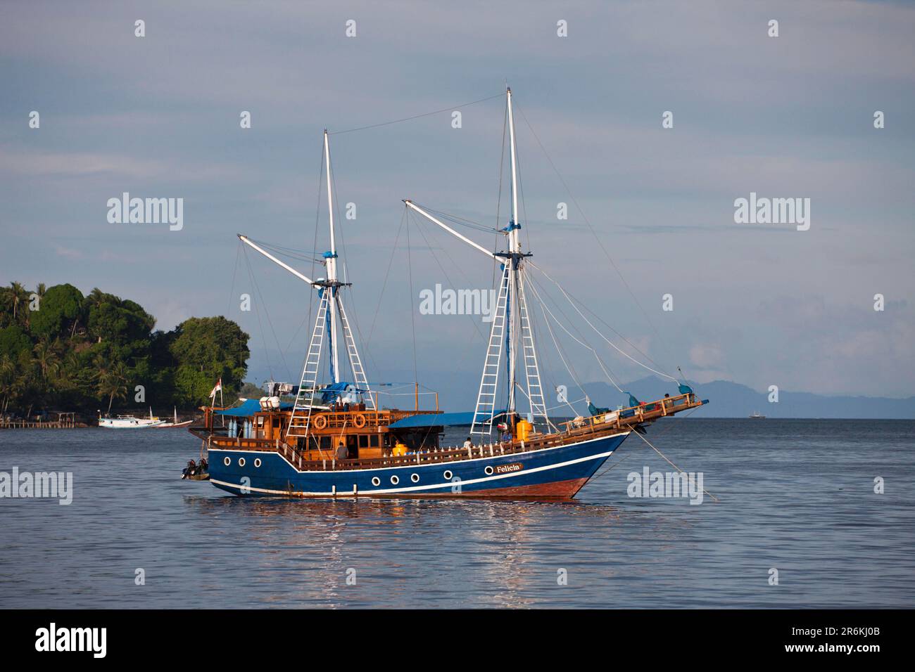 Sailing boat, Sorong, Raja Ampat, West Papua, Indonesia Stock Photo - Alamy