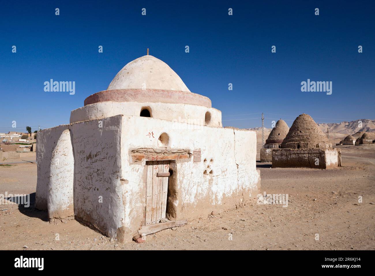 Tomb, Al Qasr, Dakhla Oasis, Libyan Desert, El Qasr, Tomb, Egypt Stock ...