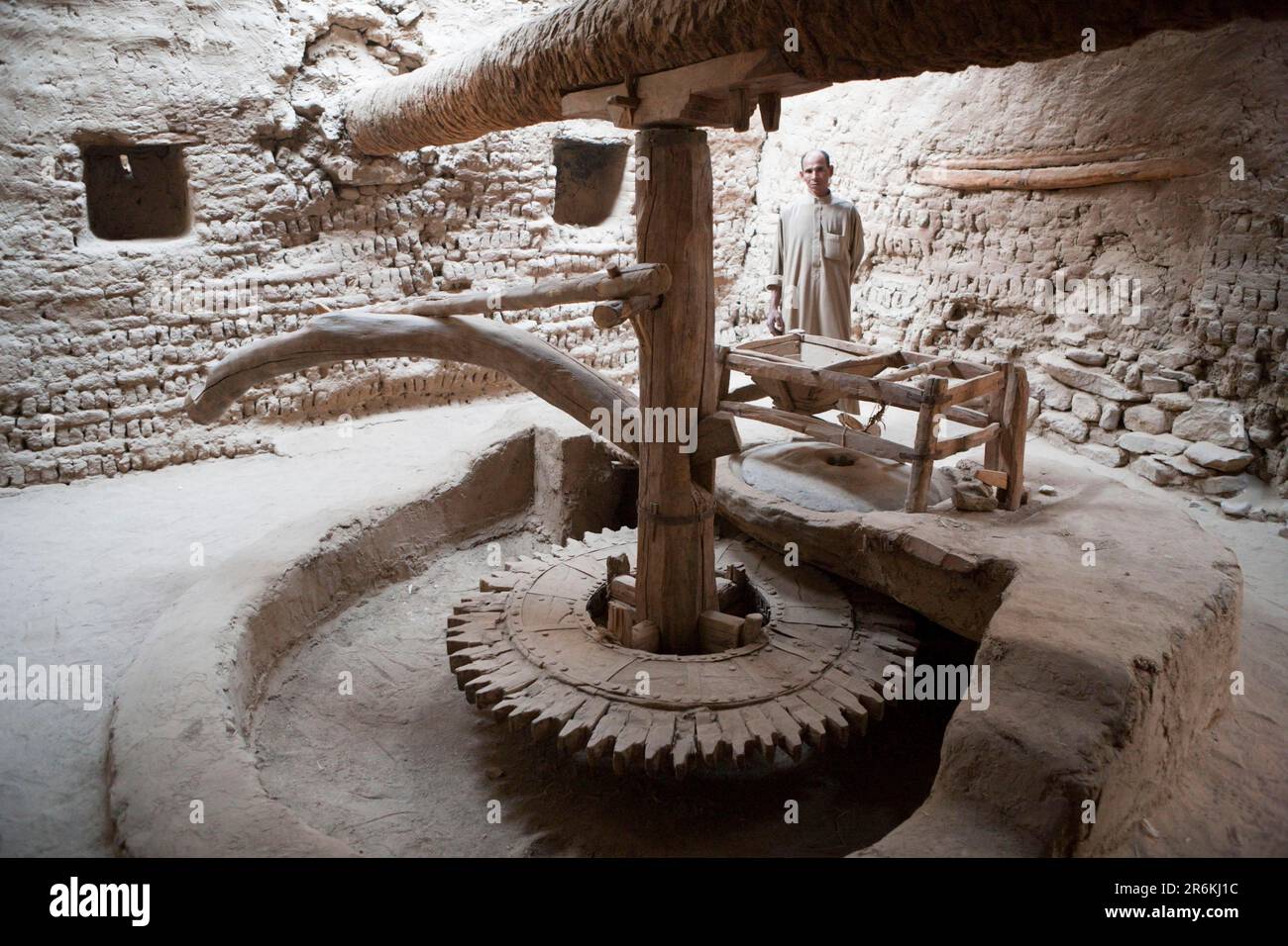 Grain Mill, Dakhla Oasis, Libyan Desert, Mill, Egypt Stock Photo - Alamy