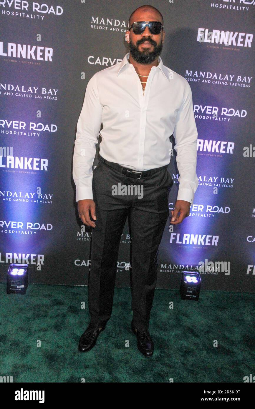 LAS VEGAS, Nevada - Jon Jones at Flanker Kitchen Sports Bar Grand ...