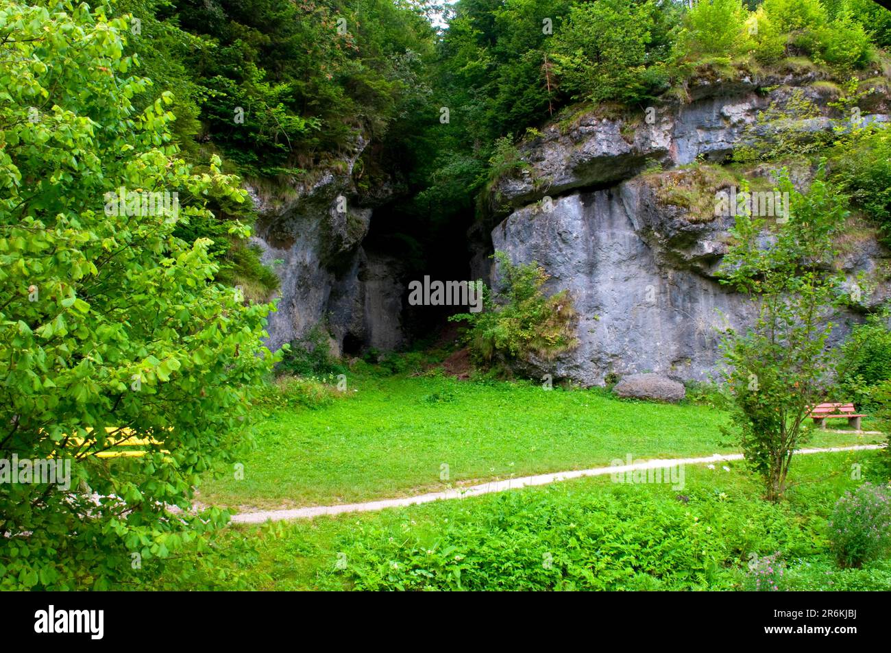 Rocks, Devil's Cave Pottenstein, Franconian Switzerland, Bavaria ...