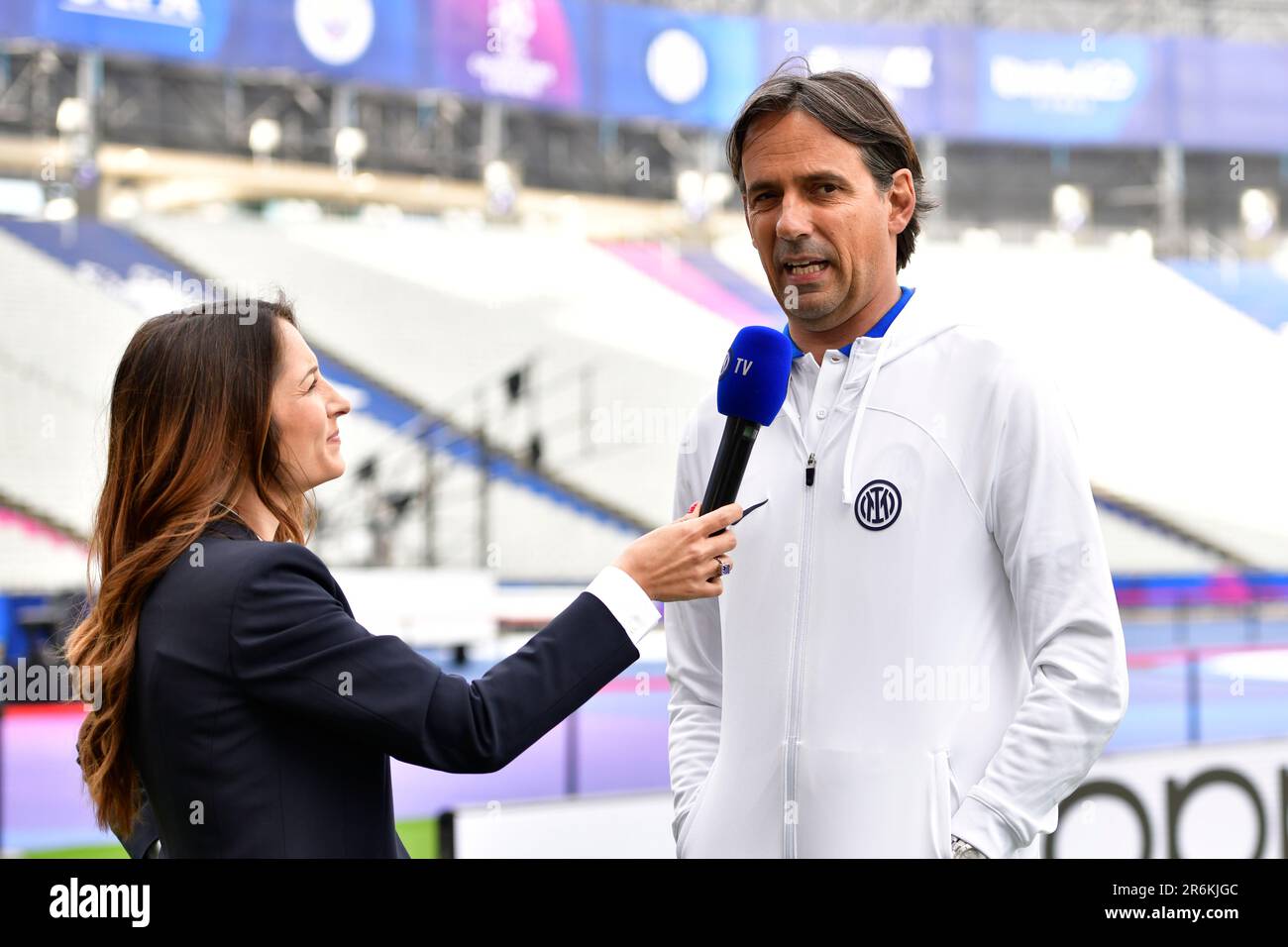 Istanbul, Turkey. 09th June, 2023. Head coach Simone Inzaghi of Inter ...