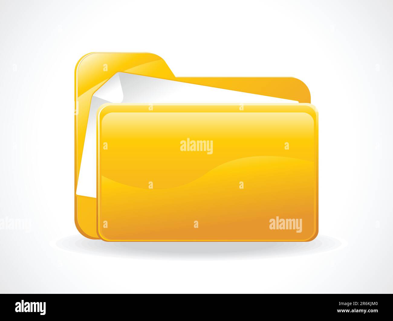 abstract glosy folder icon vector illustration Stock Vector Image & Art - Alamy