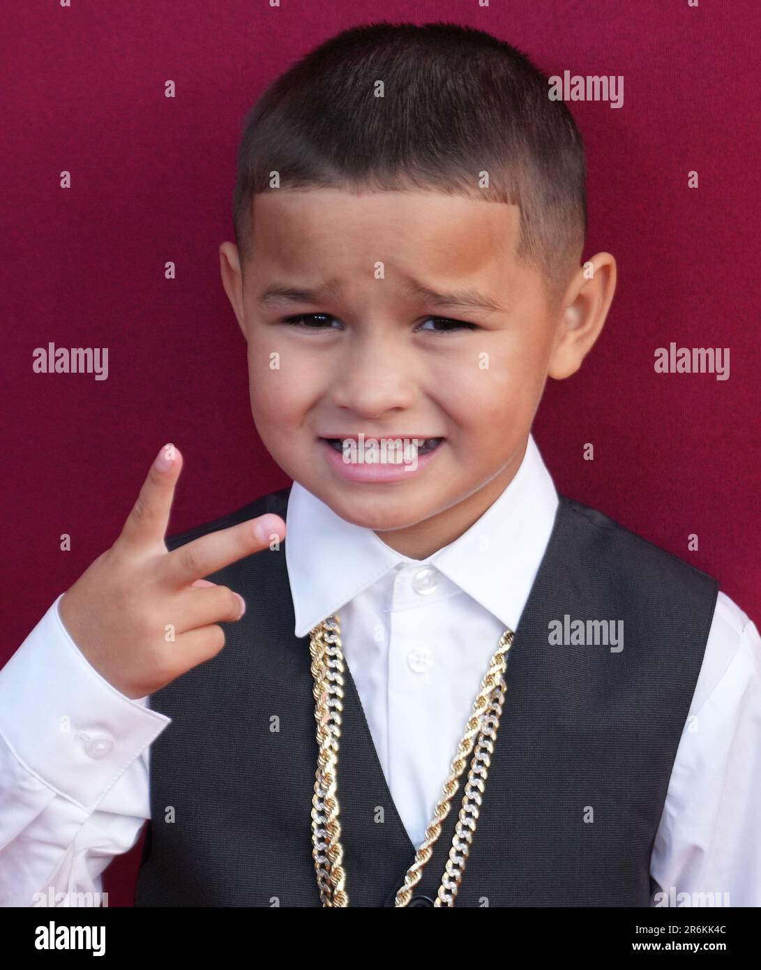 Los Angeles, USA. 09th June, 2023. Brice Gonzalez arrives at the Searchlight Pictures' FLAMIN ...