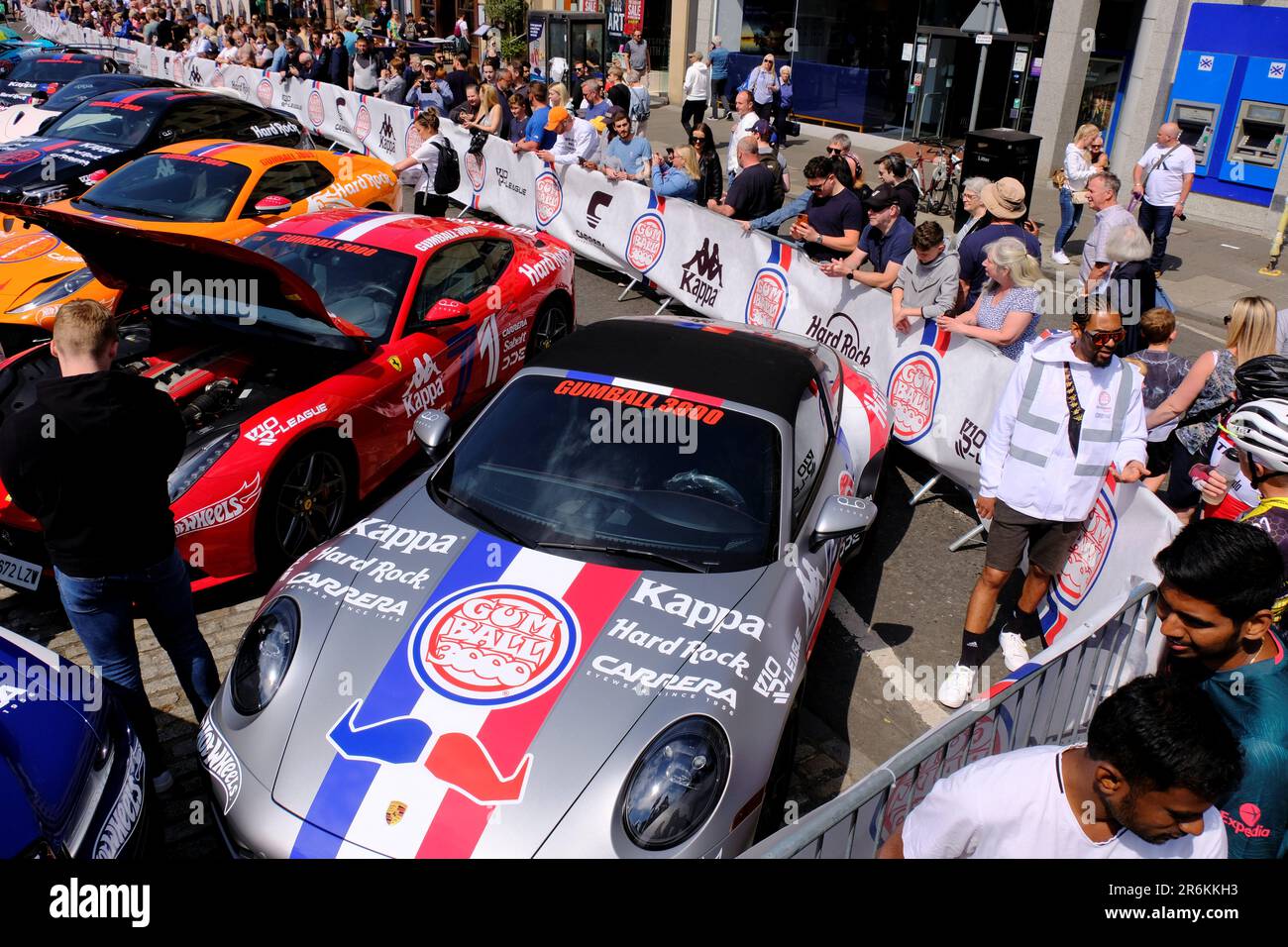 Edinburgh, Scotland, UK. 10th June 2023. The 24th Annual Gumball 3000 ...