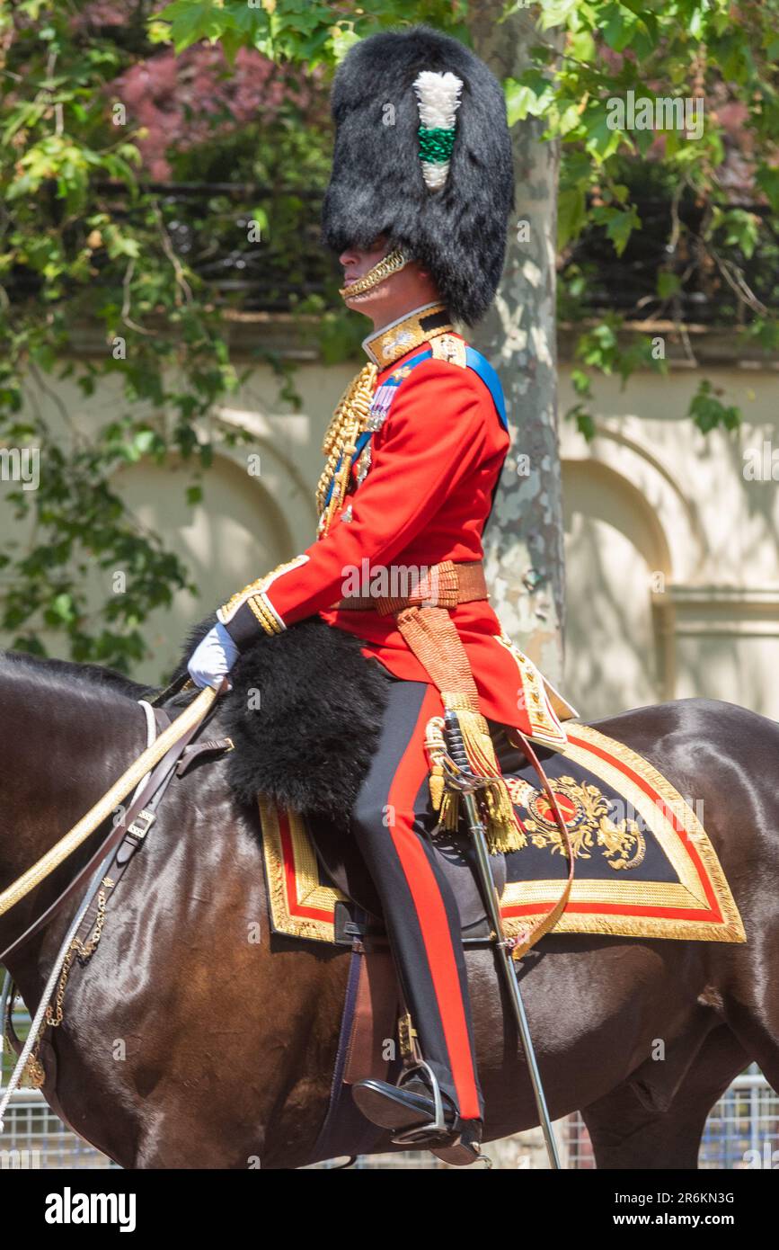 Westminster, London, UK. 10th Jun, 2023. Trooping the Colour is due to ...