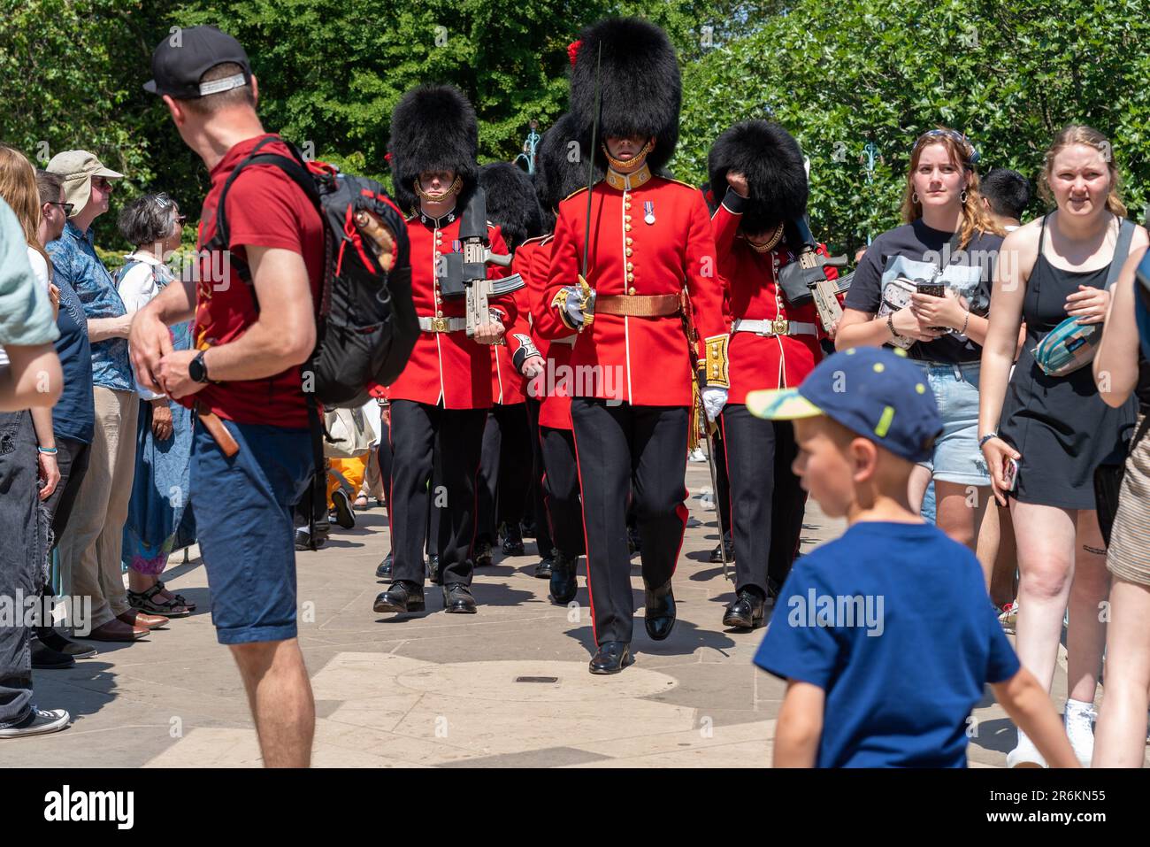 Westminster, London, UK. 10th Jun, 2023. Trooping the Colour is due to ...