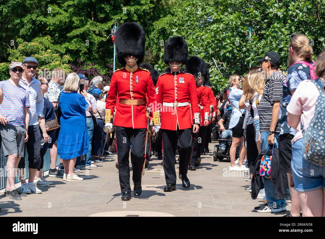 Westminster, London, UK. 10th Jun, 2023. Trooping the Colour is due to ...