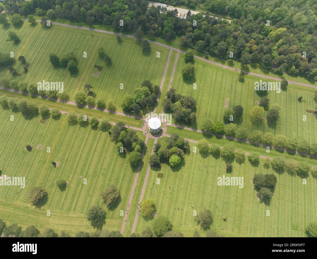 The Normandy American Cemetery and Memorial in Colleville sur-Mer ...
